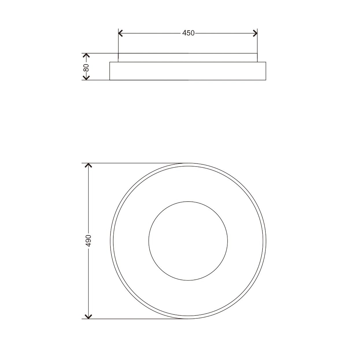 ZumaLine ESPINO YL-CCT-04 Plafonska svetiljka (plafonjera) - Elvod 037